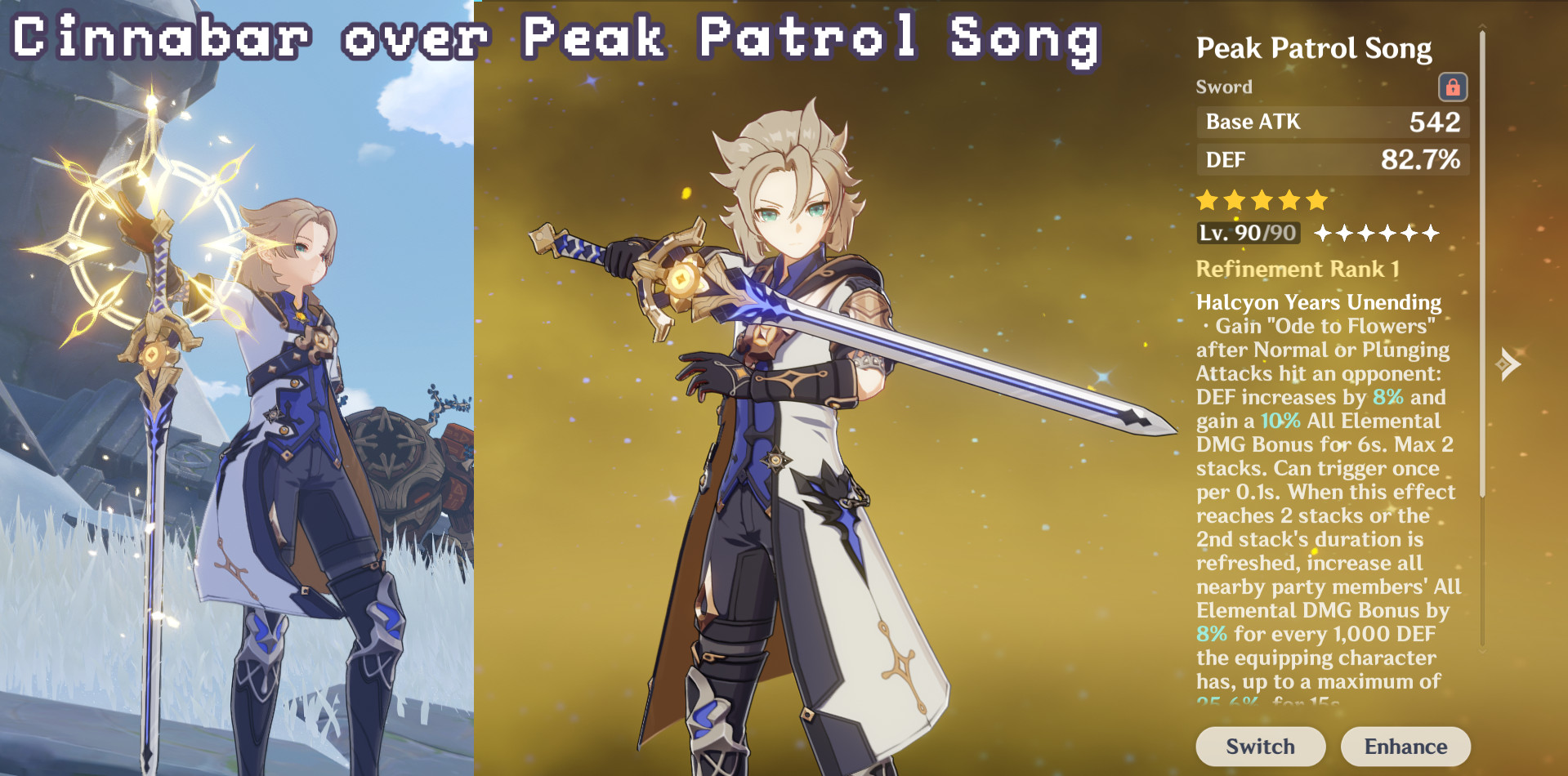 Cinnabar Spindle over Peak Patrol Song Mod for Genshin Impact | GI Mods