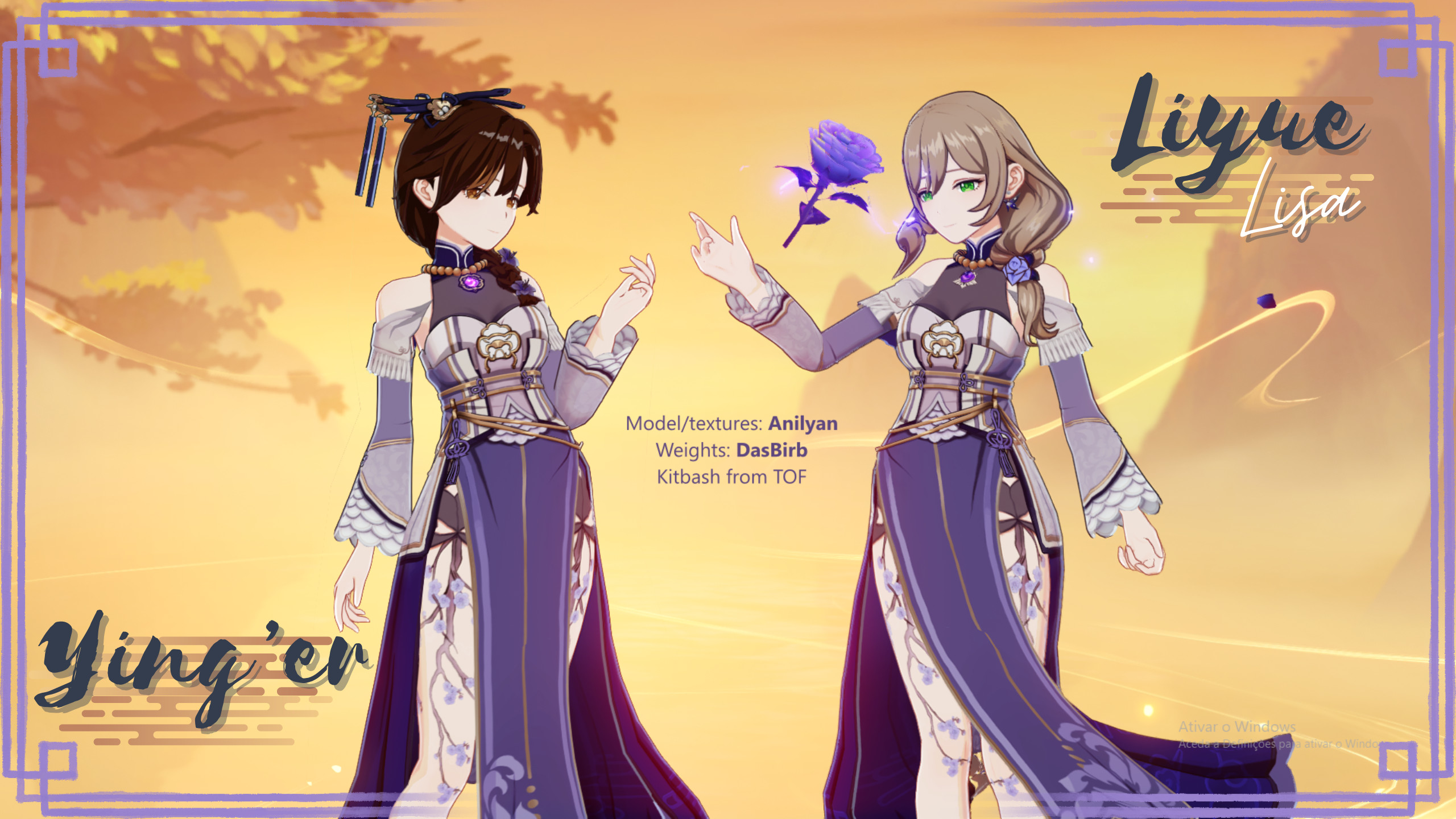 Ying'er over Lisa + Liyue Lisa Mod for Genshin Impact | GI Mods