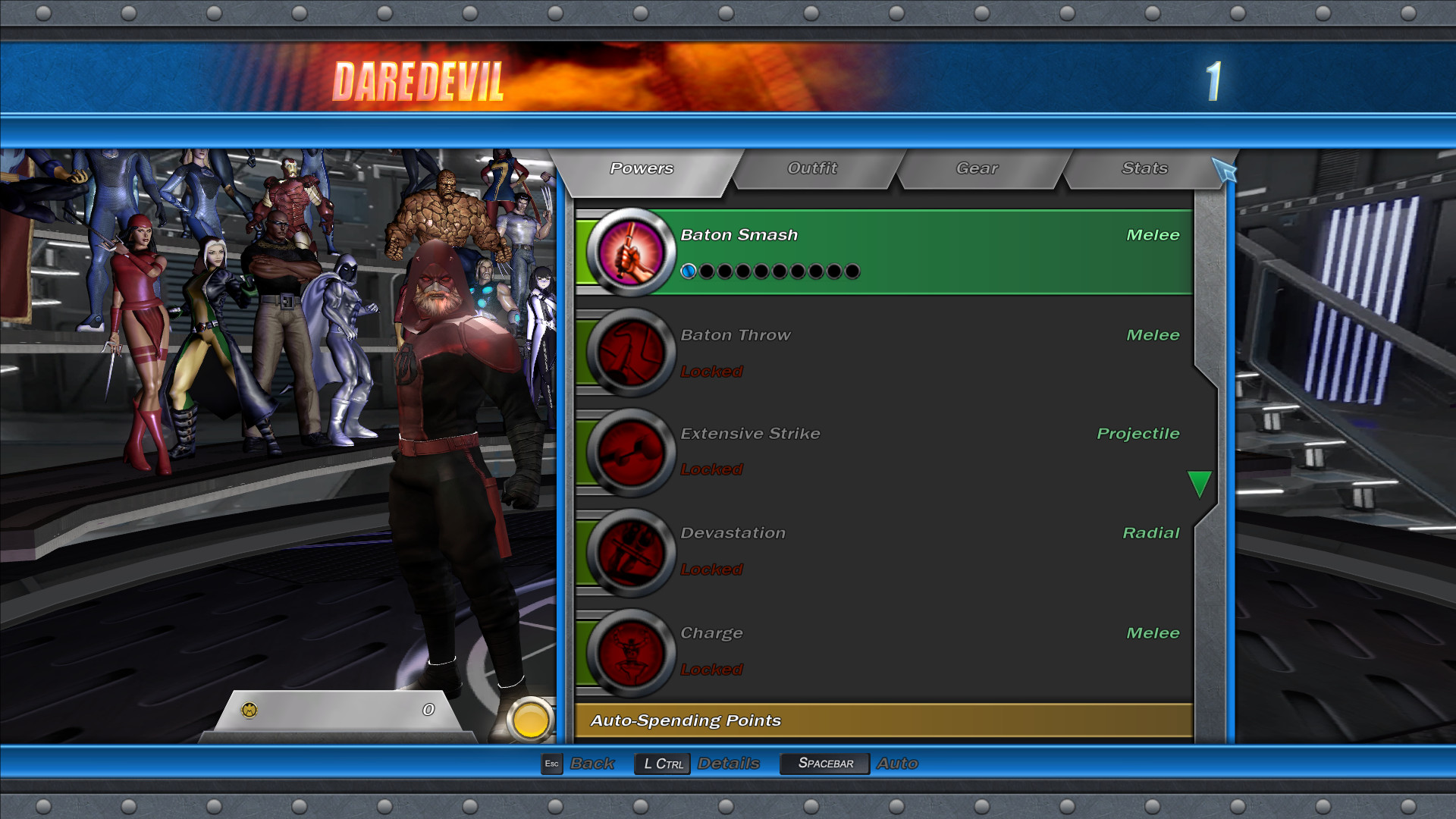 Daredevil - Marco Chechetto Mod for Marvel: Ultimate Alliance | MUA Mods