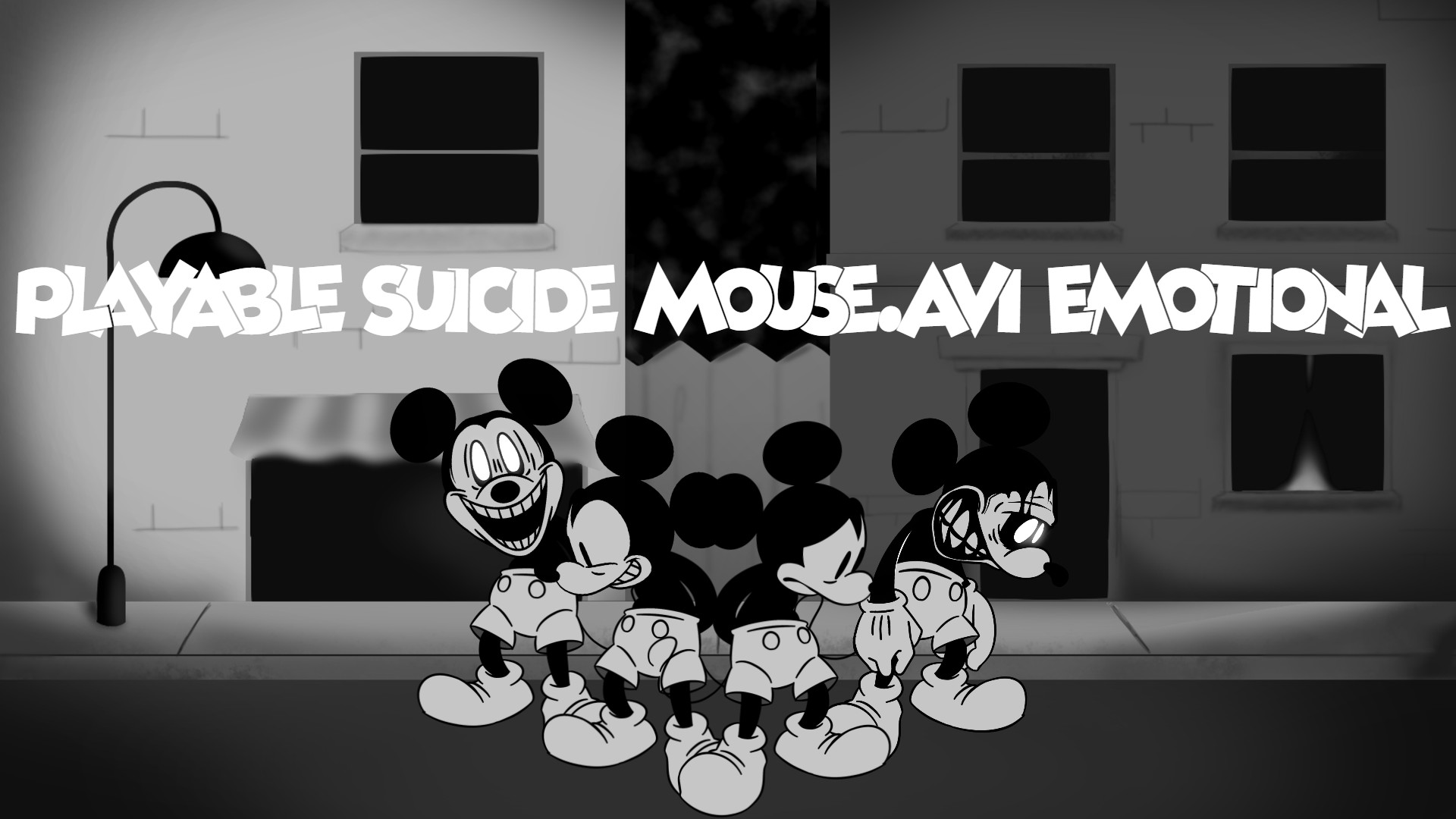 Playable Suicide Mouse.AVI Emotional Mod for Friday Night Funkin' | FNF ...