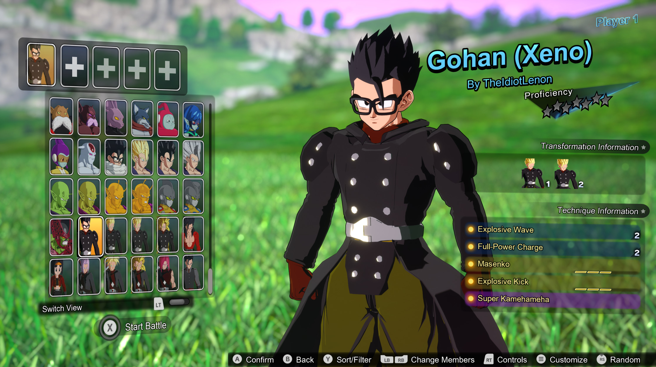 Lenon's SDBH Bundle Vol. 1: Xeno Mod for Dragon Ball: Sparking! ZERO | DBSZ Mods