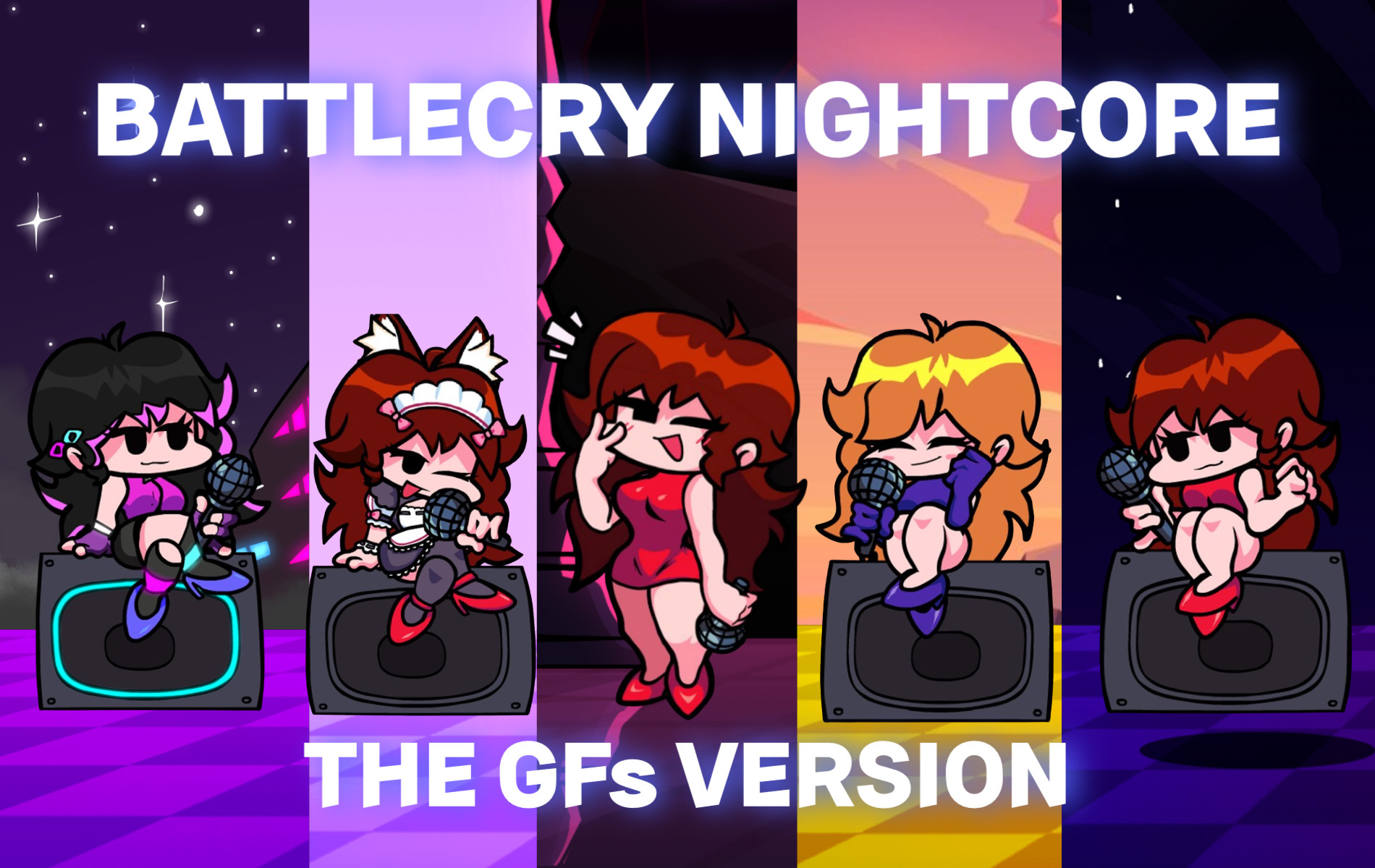 Friday Night Nightcore - Melody Dash Mod for Friday Night Funkin' | FNF ...