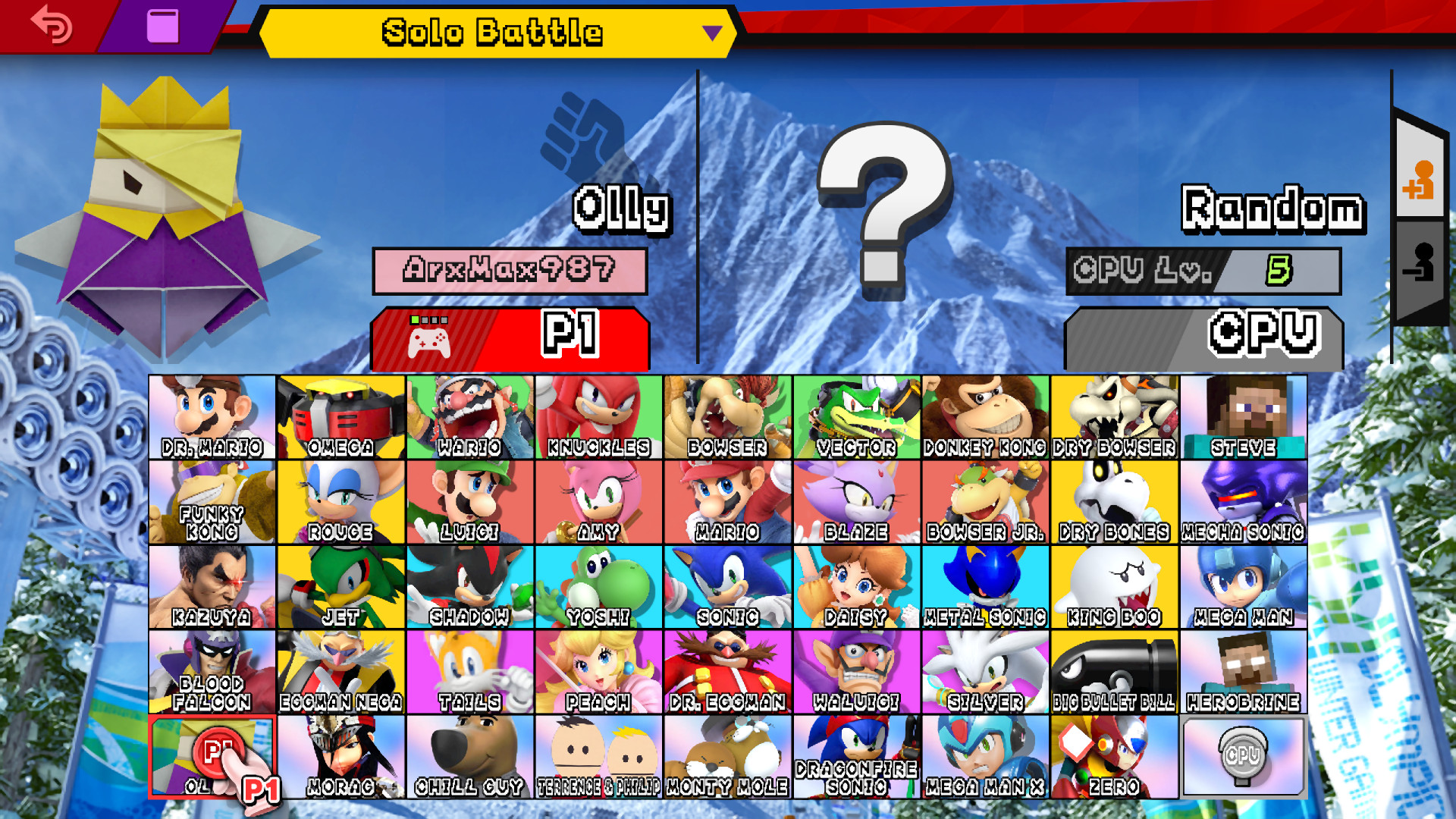 King Olly Mod for Super Smash Bros. Ultimate | SSBU Mods