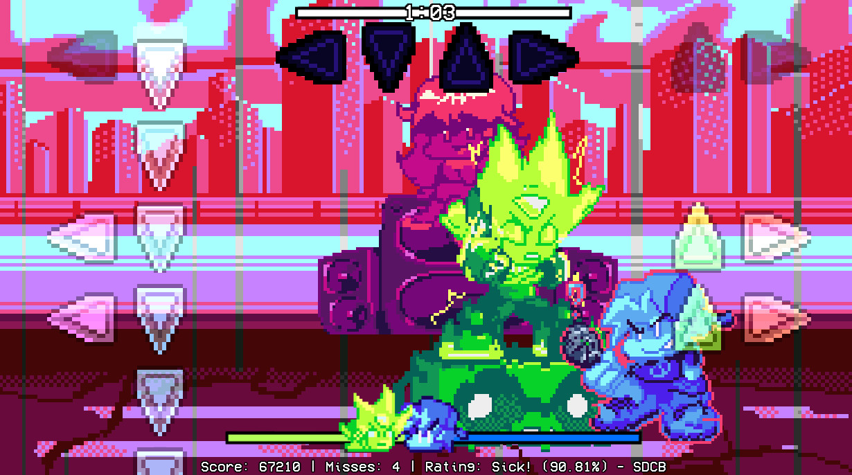 VS Neon but on psych engine Mod for Friday Night Funkin' | FNF Mods