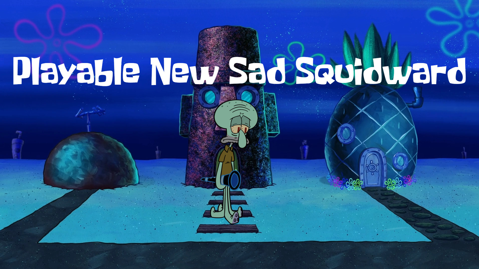 Playable New Sad Squidward Mod for Friday Night Funkin' | FNF Mods