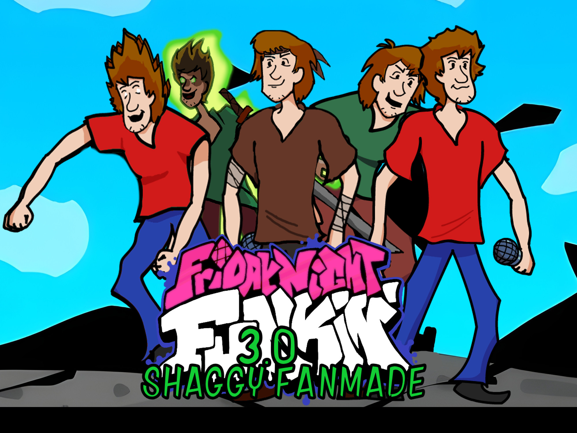Shaggy 3.0 FM Final Version Mod for Friday Night Funkin' | FNF Mods