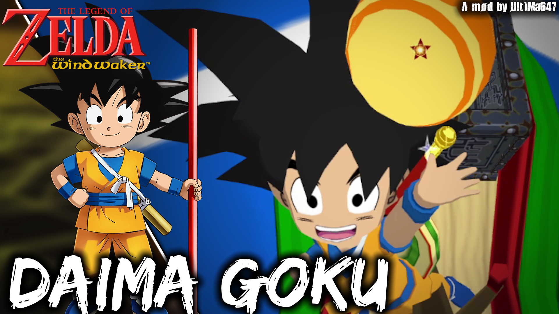 Goku (Mini) Mod for The Legend of Zelda: The Wind Waker | Wind Waker Mods