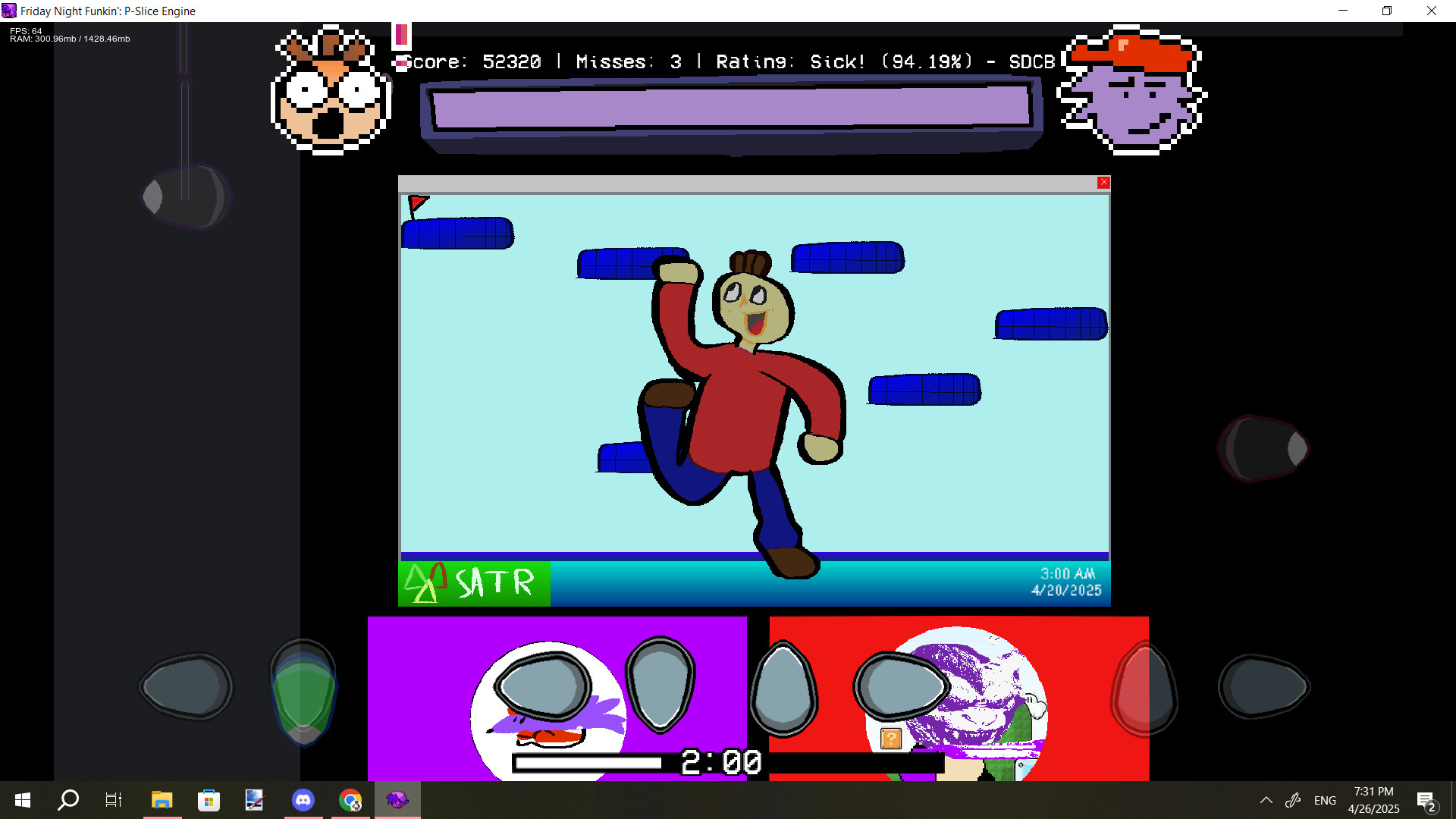 Scary David [SCARE 3] Mod for Friday Night Funkin' | FNF Mods