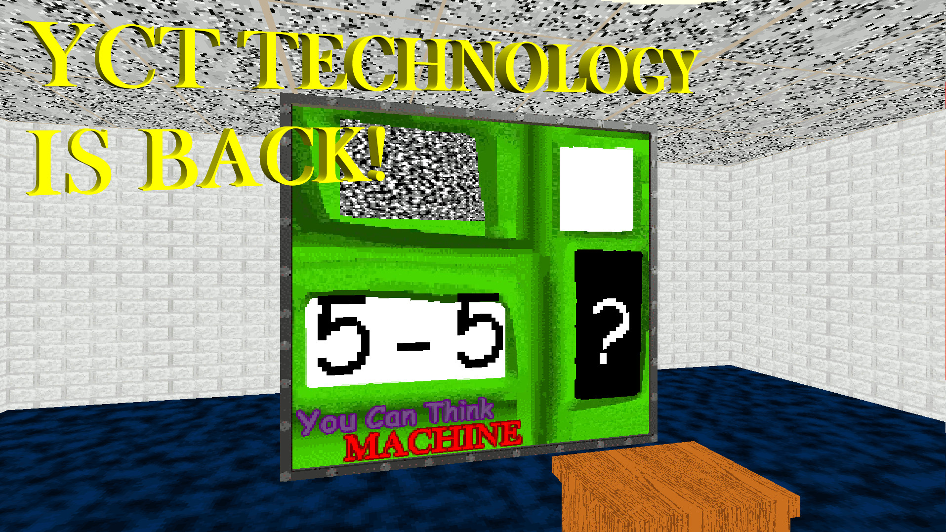 (0.14.X) You Can Think Machine! Mod for Baldi's Basics | Baldi Mods