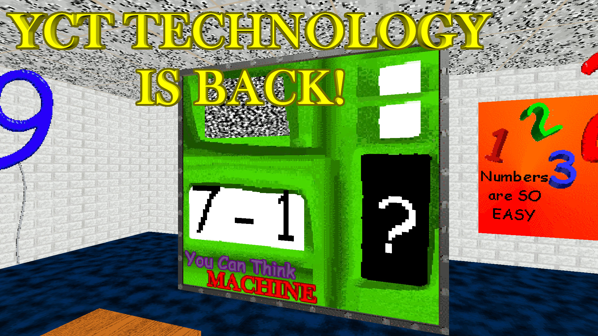 (0.13.X) You Can Think Machine! Mod for Baldi's Basics | Baldi Mods