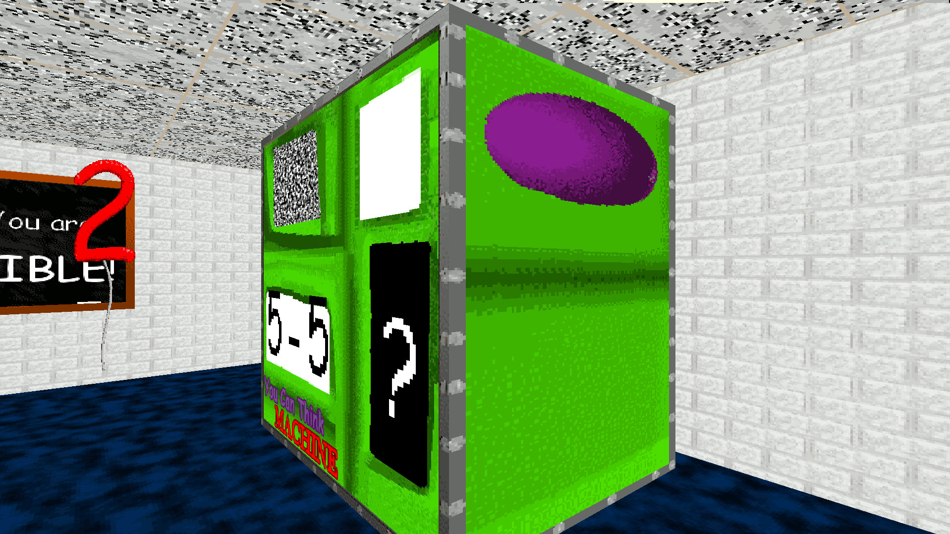 (0.13.X) You Can Think Machine! Mod for Baldi's Basics | Baldi Mods