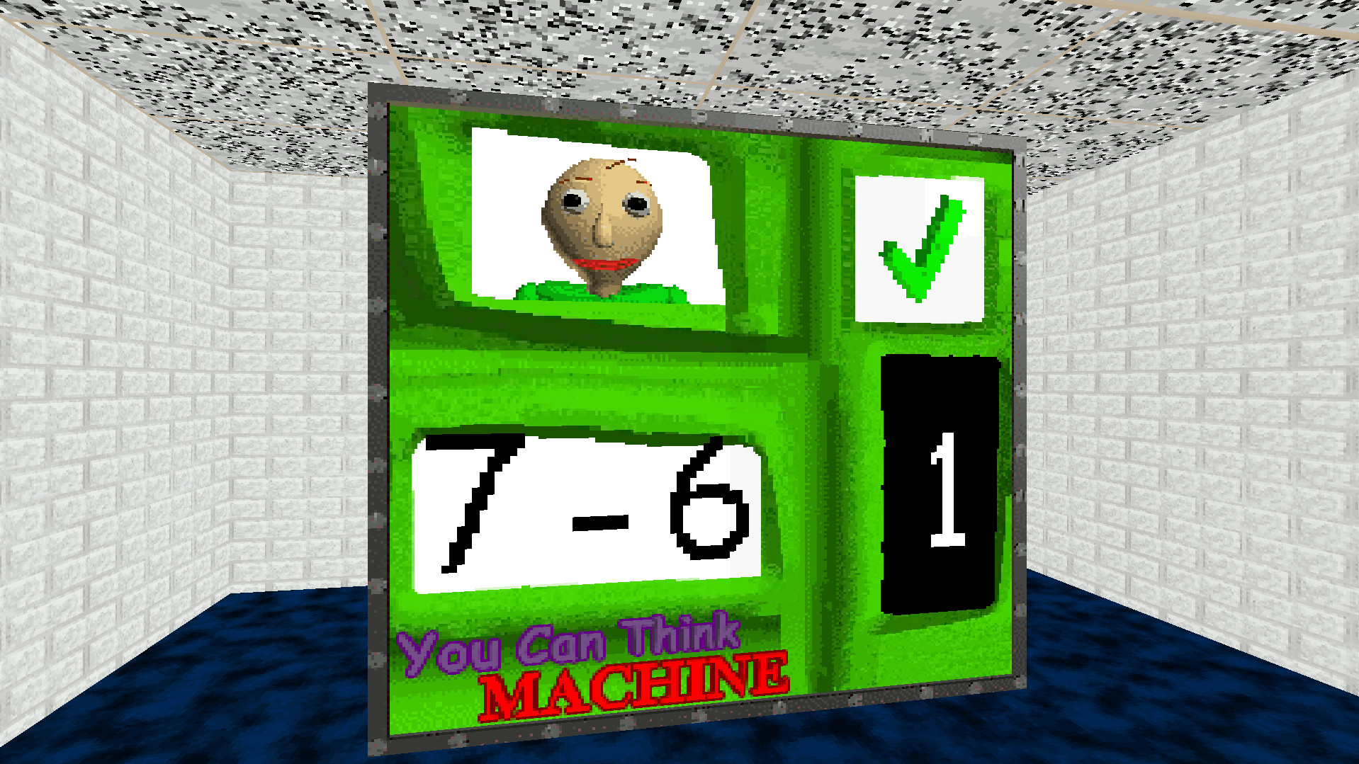 (0.12.X) You Can Think Machine! Mod for Baldi's Basics | Baldi Mods