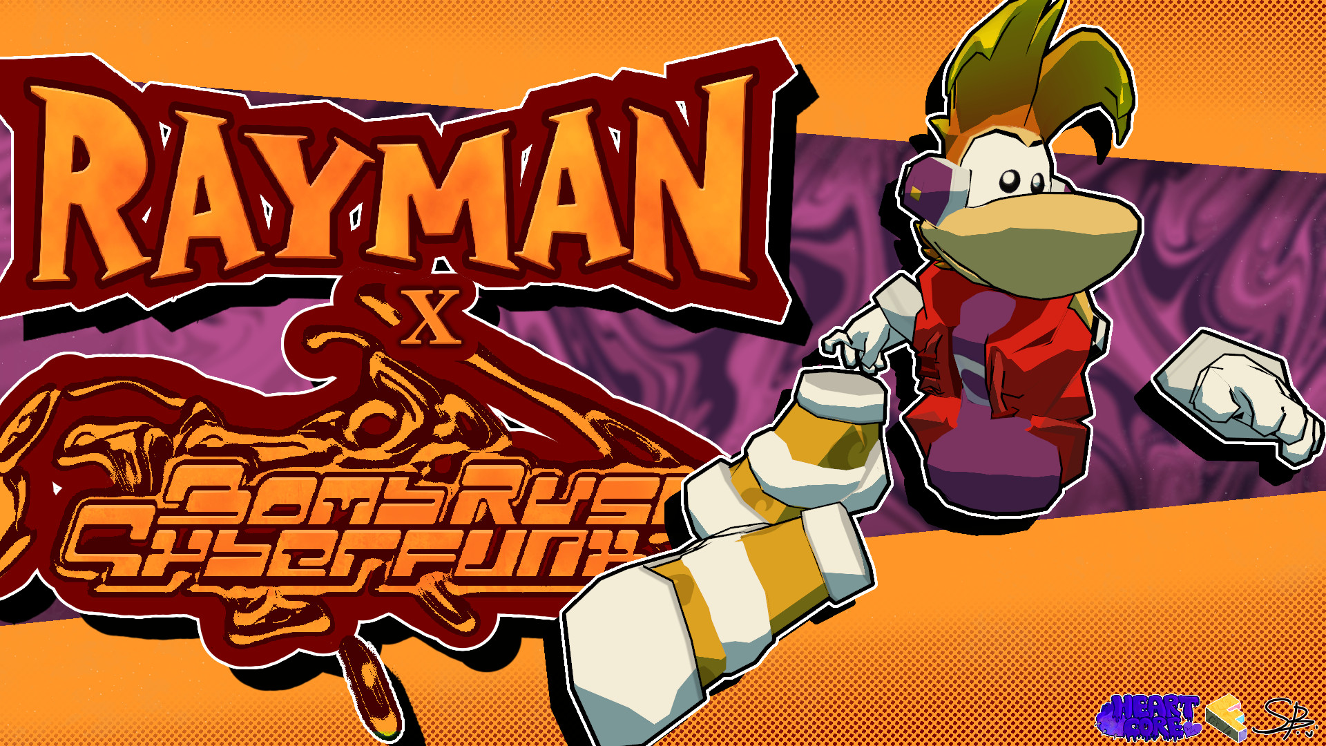 Rayman (Funkified) Mod for Bomb Rush Cyberfunk | BRC Mods