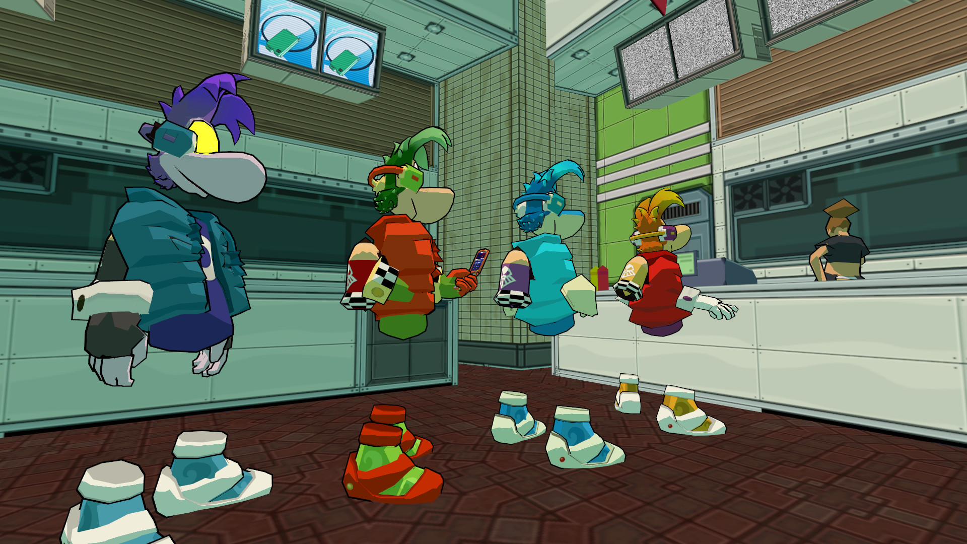 Rayman (Funkified) Mod for Bomb Rush Cyberfunk | BRC Mods