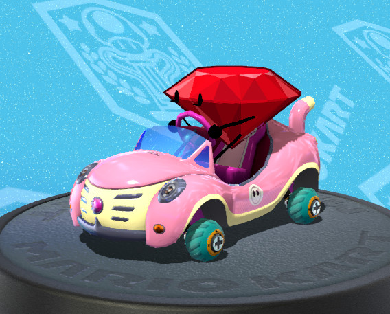 Ruby (+ sisters) over shy guy BFDI Mod for Mario Kart 8 Deluxe | MK8D Mods