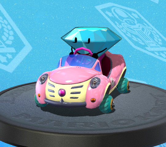 Ruby (+ sisters) over shy guy BFDI Mod for Mario Kart 8 Deluxe | MK8D Mods