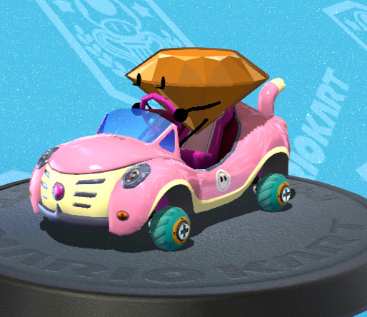 Ruby (+ sisters) over shy guy BFDI Mod for Mario Kart 8 Deluxe | MK8D Mods