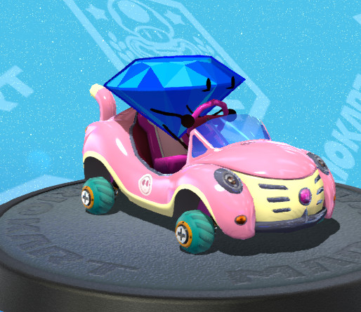 Ruby (+ sisters) over shy guy BFDI Mod for Mario Kart 8 Deluxe | MK8D Mods