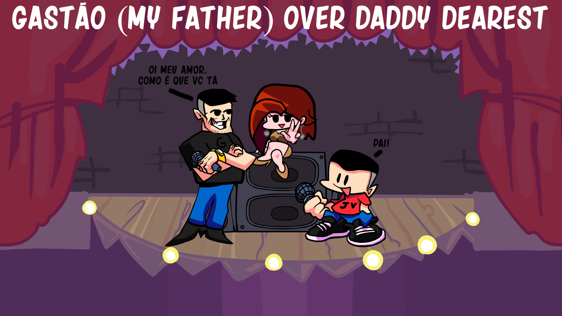 Gastão (My Father) over Daddy Dearest + FLA Mod for Friday Night Funkin ...