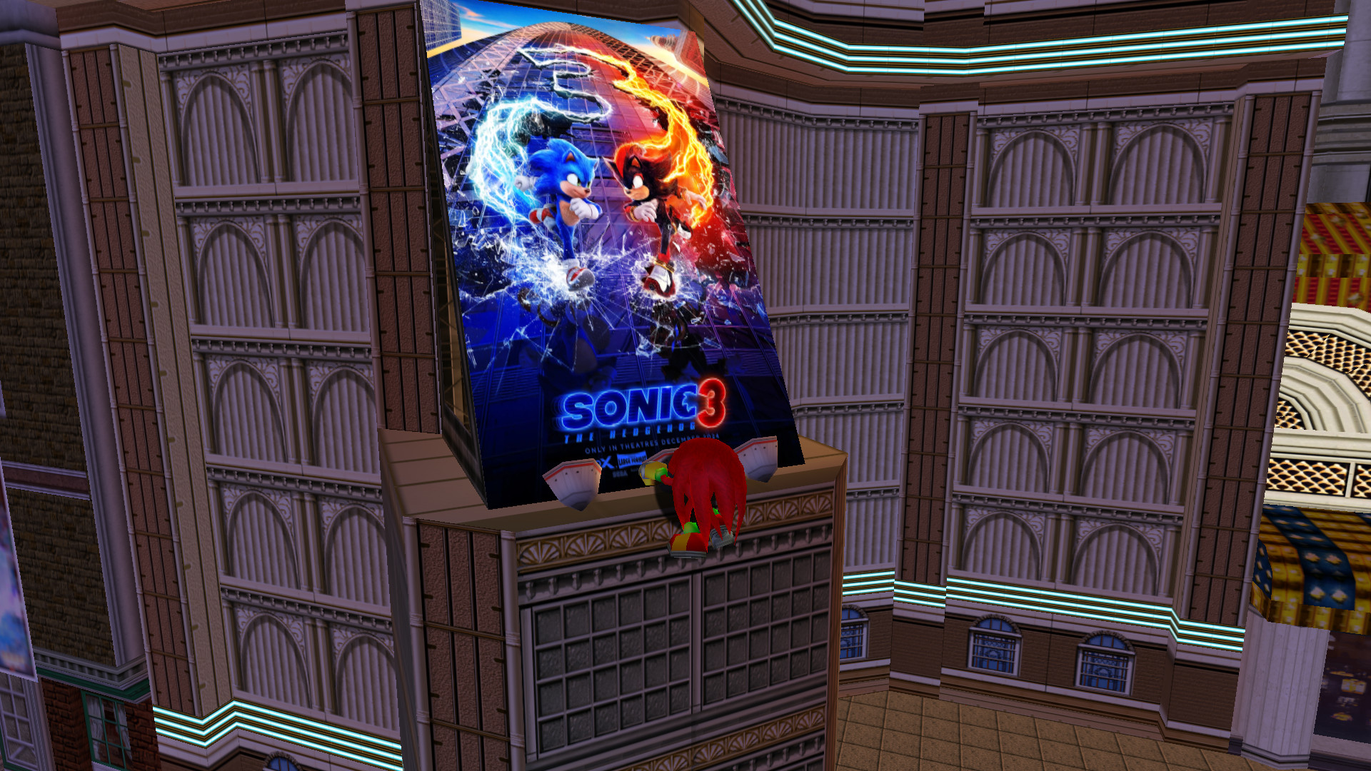Selectable Sonic Movie 1,2,3 Posters & Knuckles Mod for Sonic Adventure ...