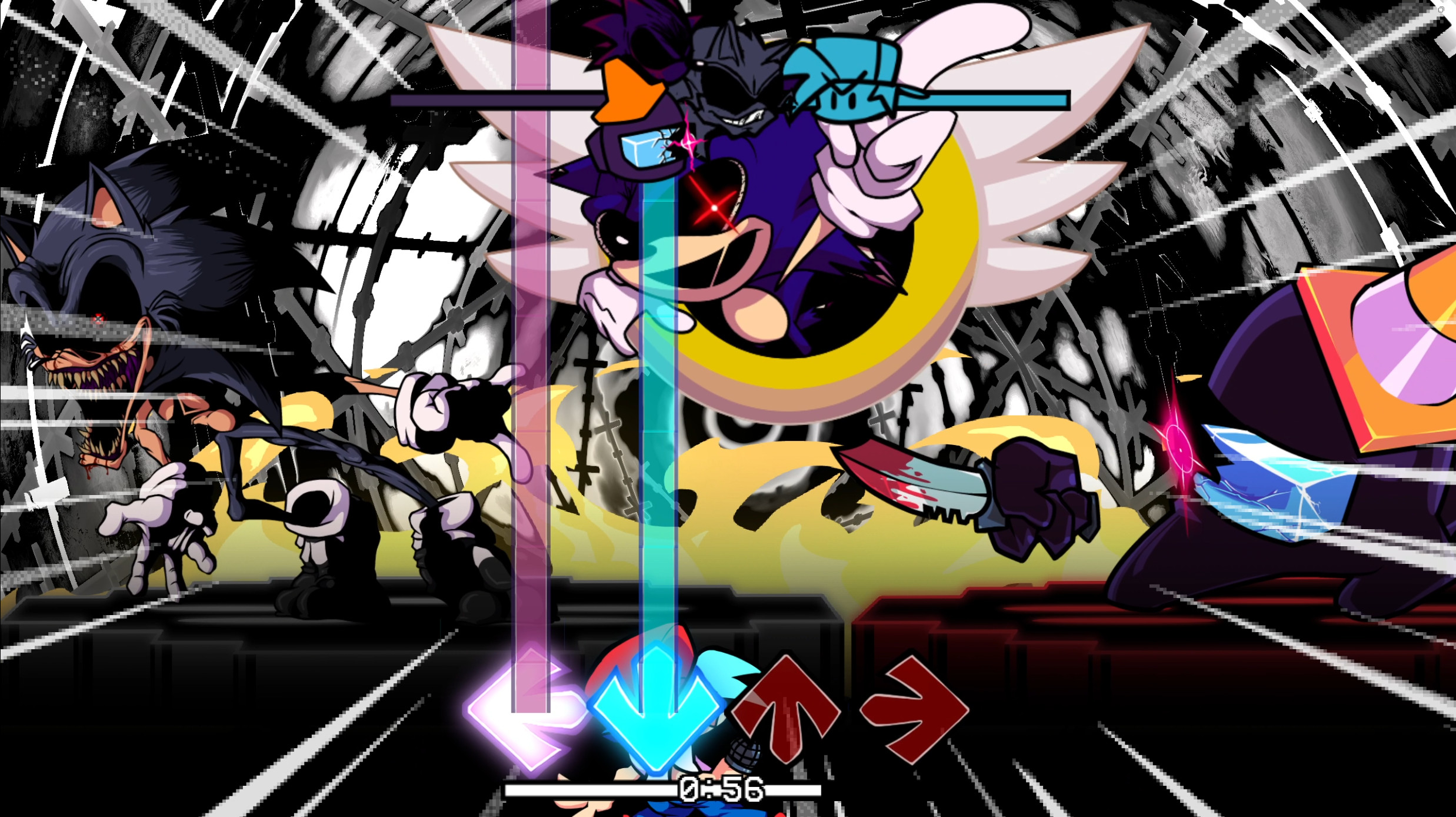 FNF GENOCIDE COVER (LORDX, XENOPHANES & BLACK IM.) Mod for Friday Night ...