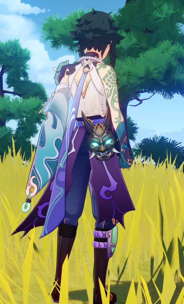 Super Simple Xiao Recolor Mod for Genshin Impact | GI Mods