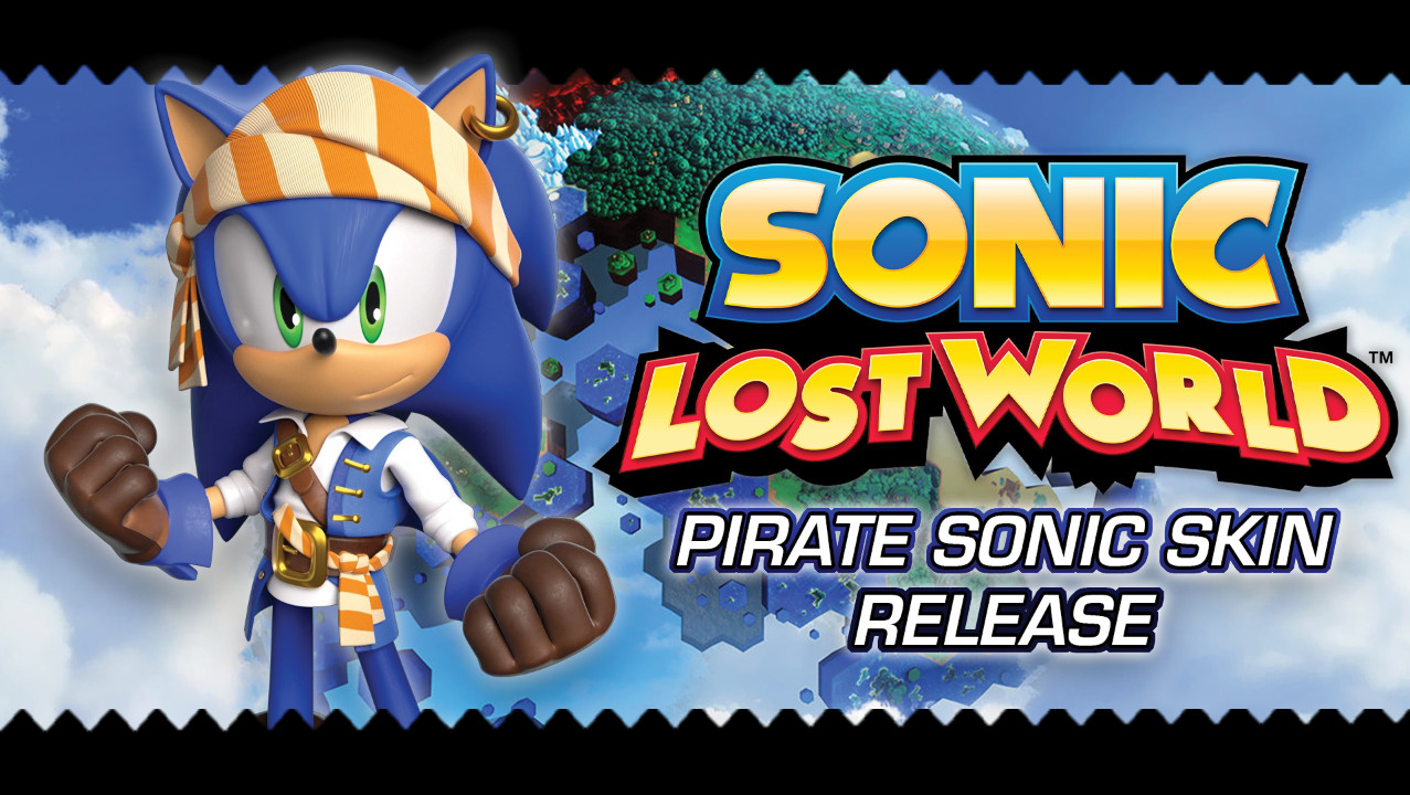 Pirate Sonic Skin Mod for Sonic Lost World | SLW Mods