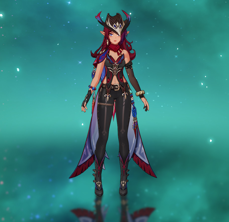 chasca with pants + other edits Mod for Genshin Impact | GI Mods