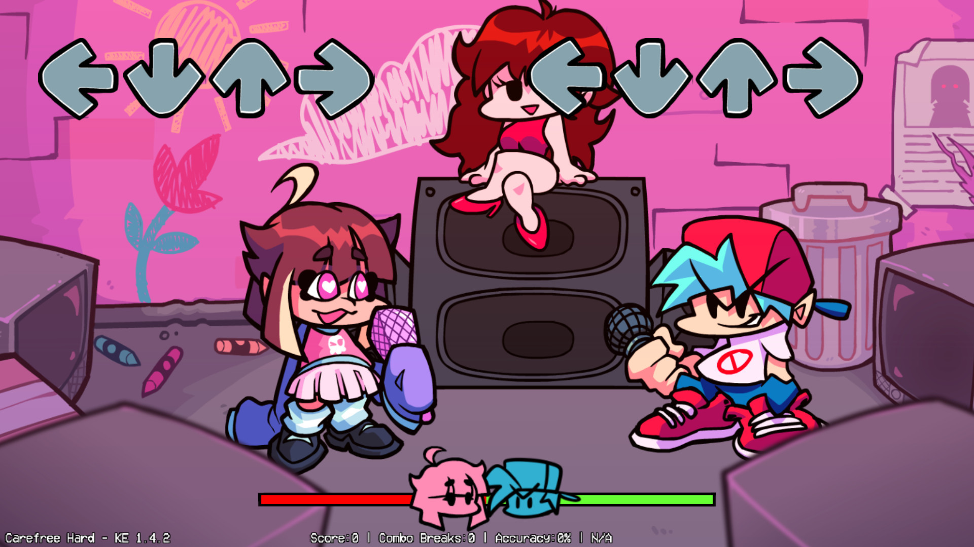 QT Mod But Rewired Artstyle Mod for Friday Night Funkin' | FNF Mods