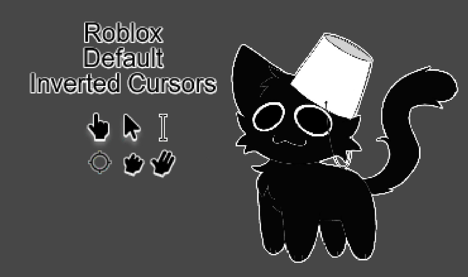 Default Inverted Cursors Mod for Roblox | RBLX Mods