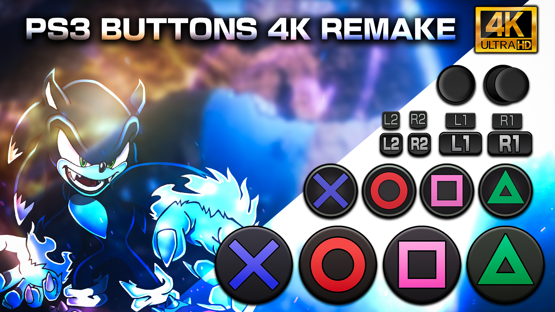 PS3 Buttons 4K Remake Mod for Unleashed Recompiled | UR Mods