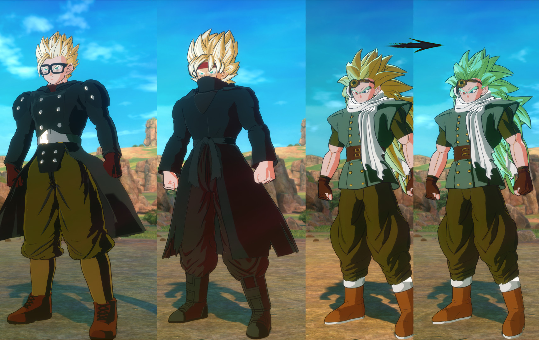 [DBColorZ] LeanMB56 SSJ Hair Mod for Dragon Ball: Sparking! ZERO | DBSZ ...