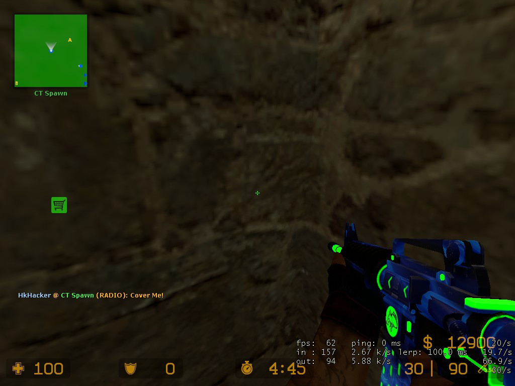 Neon_like M4A1 (glow in dark) Mod for Counter-Strike: Source | CS:S Mods