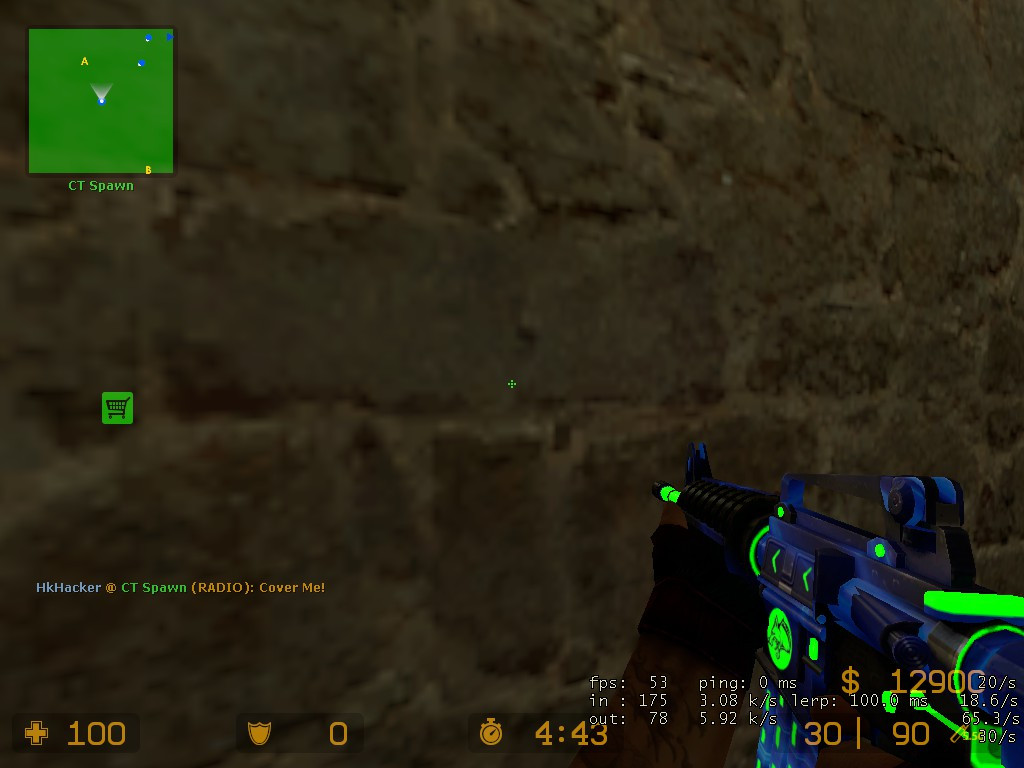 Neon_like M4A1 (glow in dark) Mod for Counter-Strike: Source | CS:S Mods