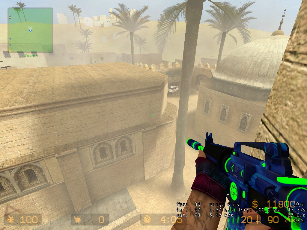 Neon_like M4A1 (glow in dark) Mod for Counter-Strike: Source | CS:S Mods
