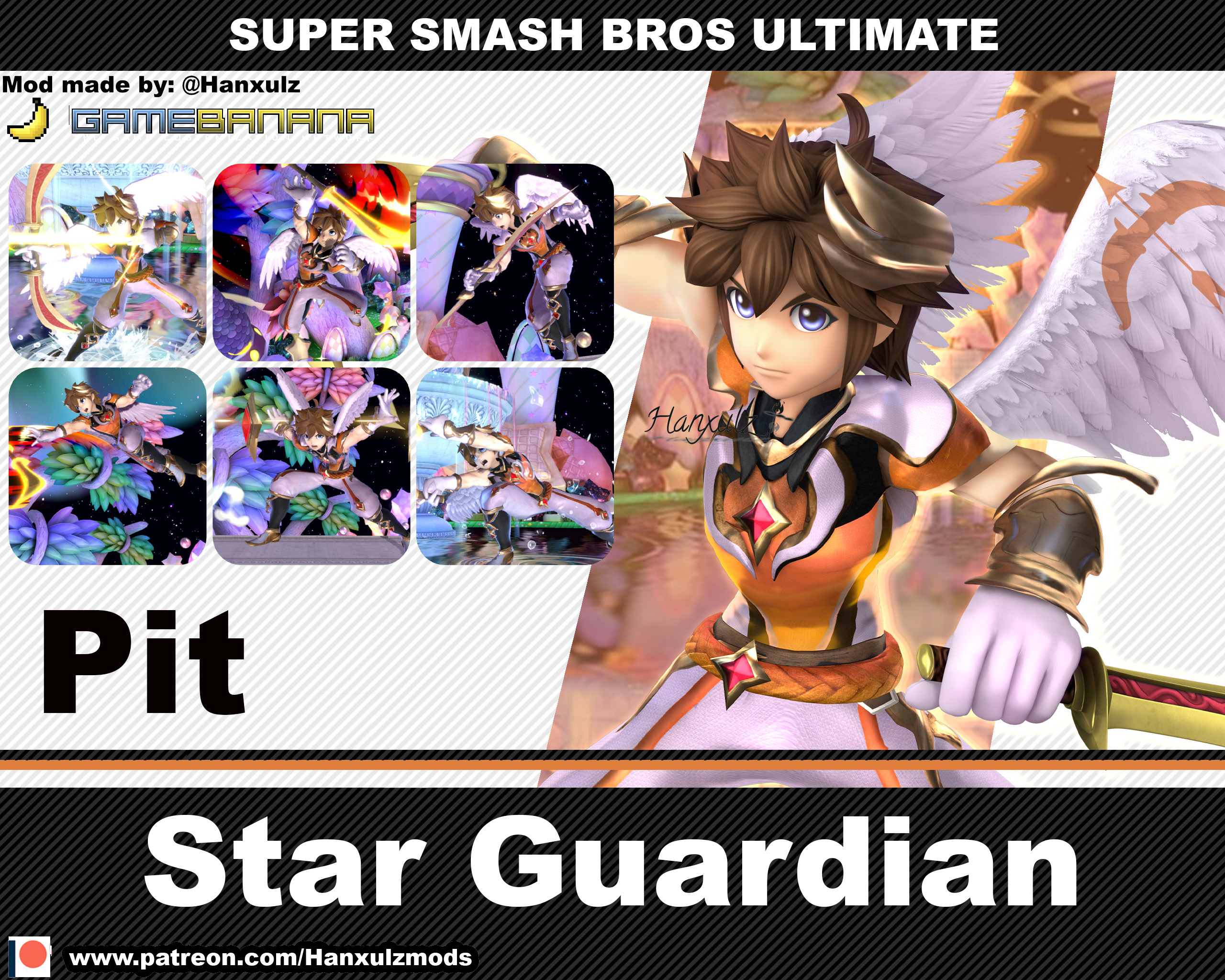 Pit (Star Guardian) Mod for Super Smash Bros. Ultimate | SSBU Mods