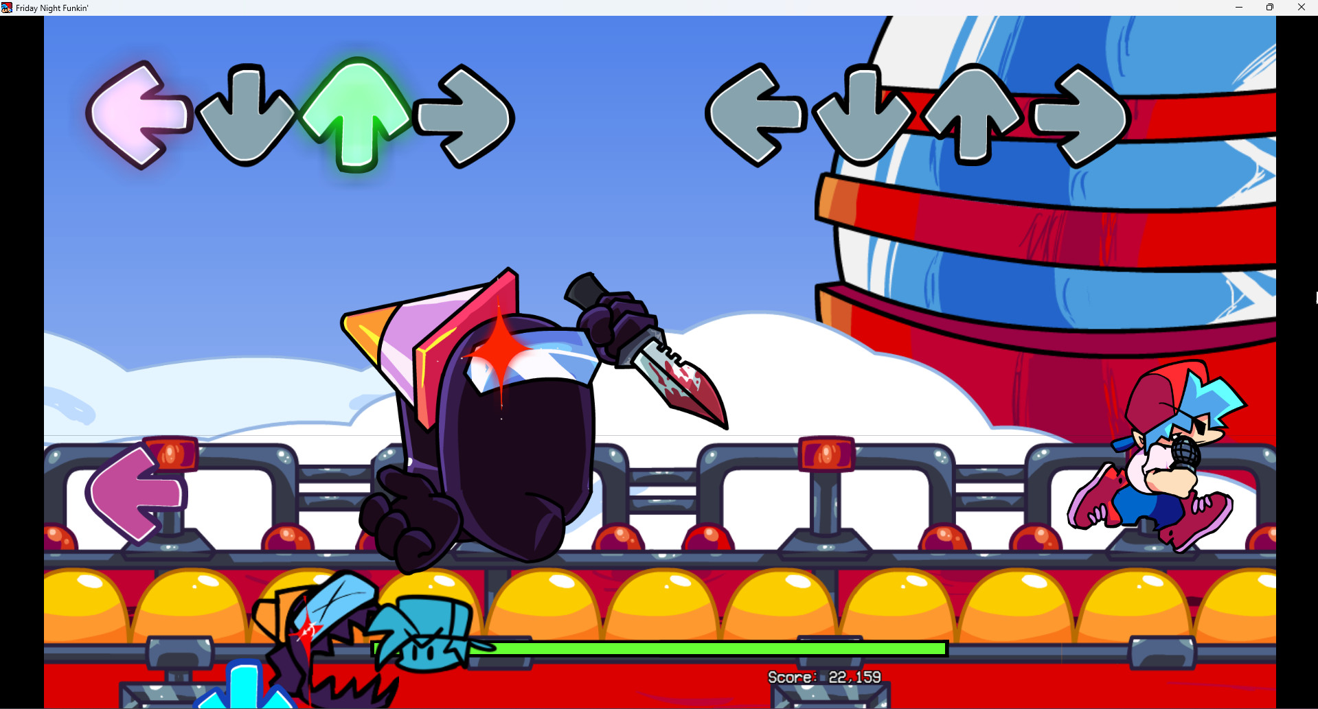 Defeat 2023 Remix / Danger V-Slice Port Mod for Friday Night Funkin' | FNF Mods