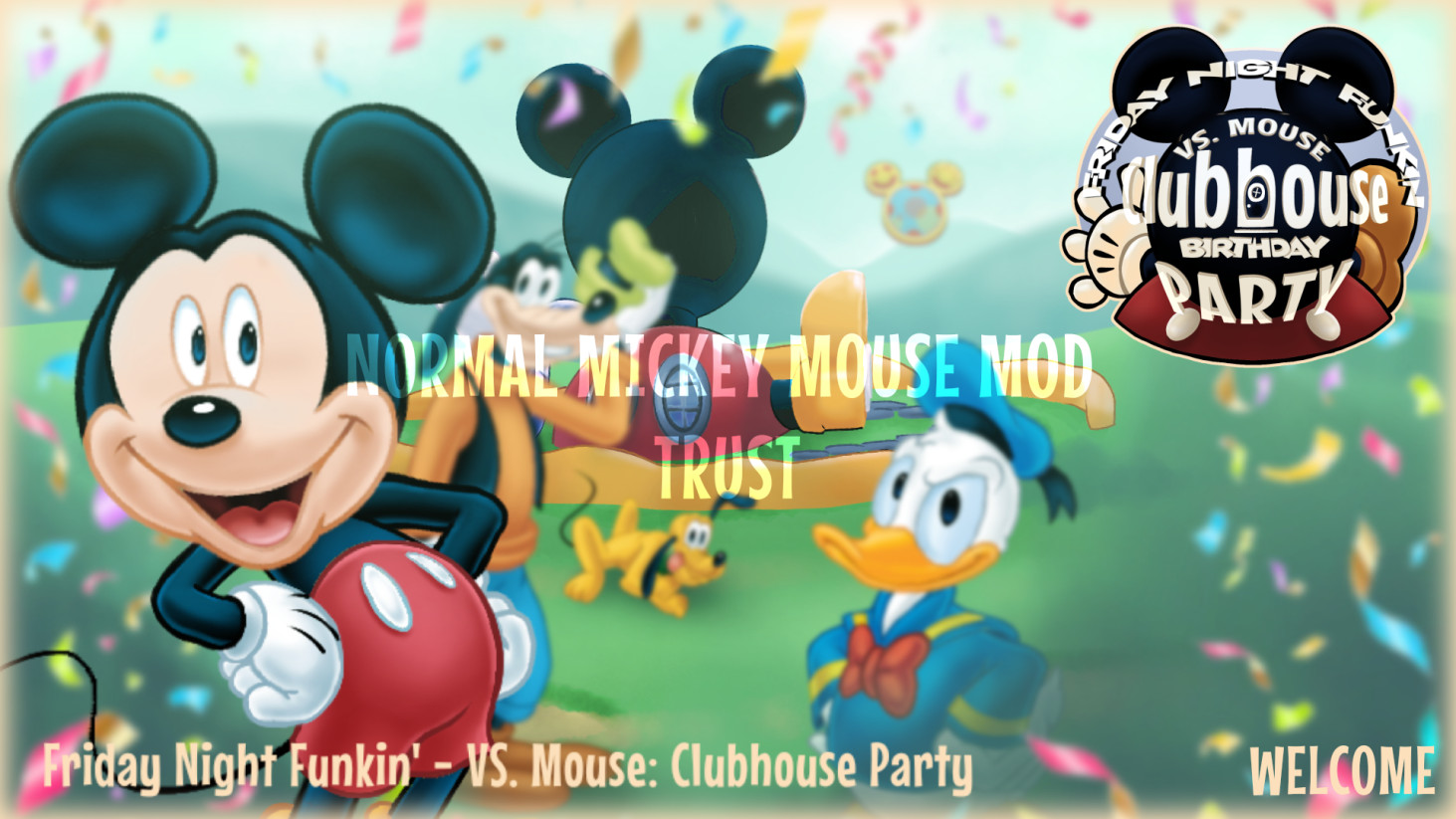 Vs. Mouse: Clubhouse Birthday Party Mod for Friday Night Funkin' | FNF Mods