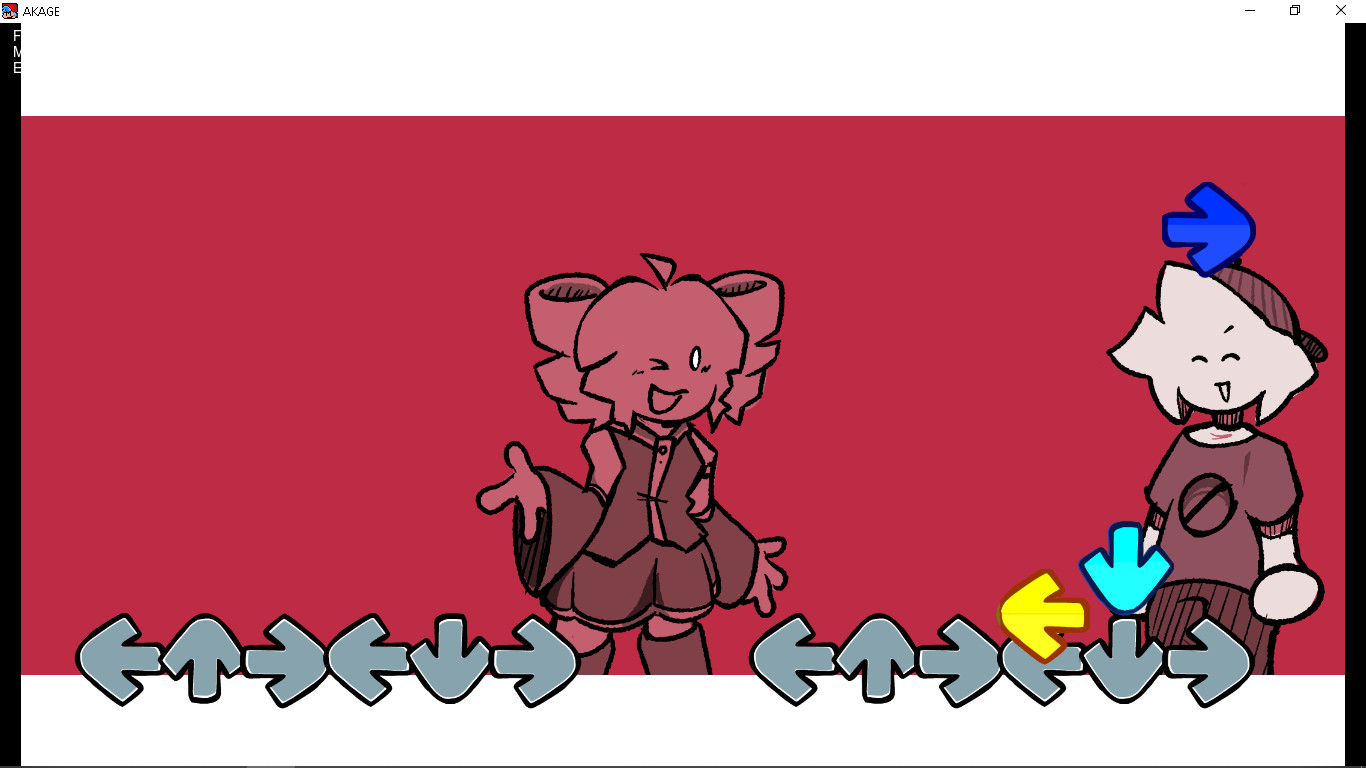 AKAGE 6 KEYS Mod for Friday Night Funkin' | FNF Mods