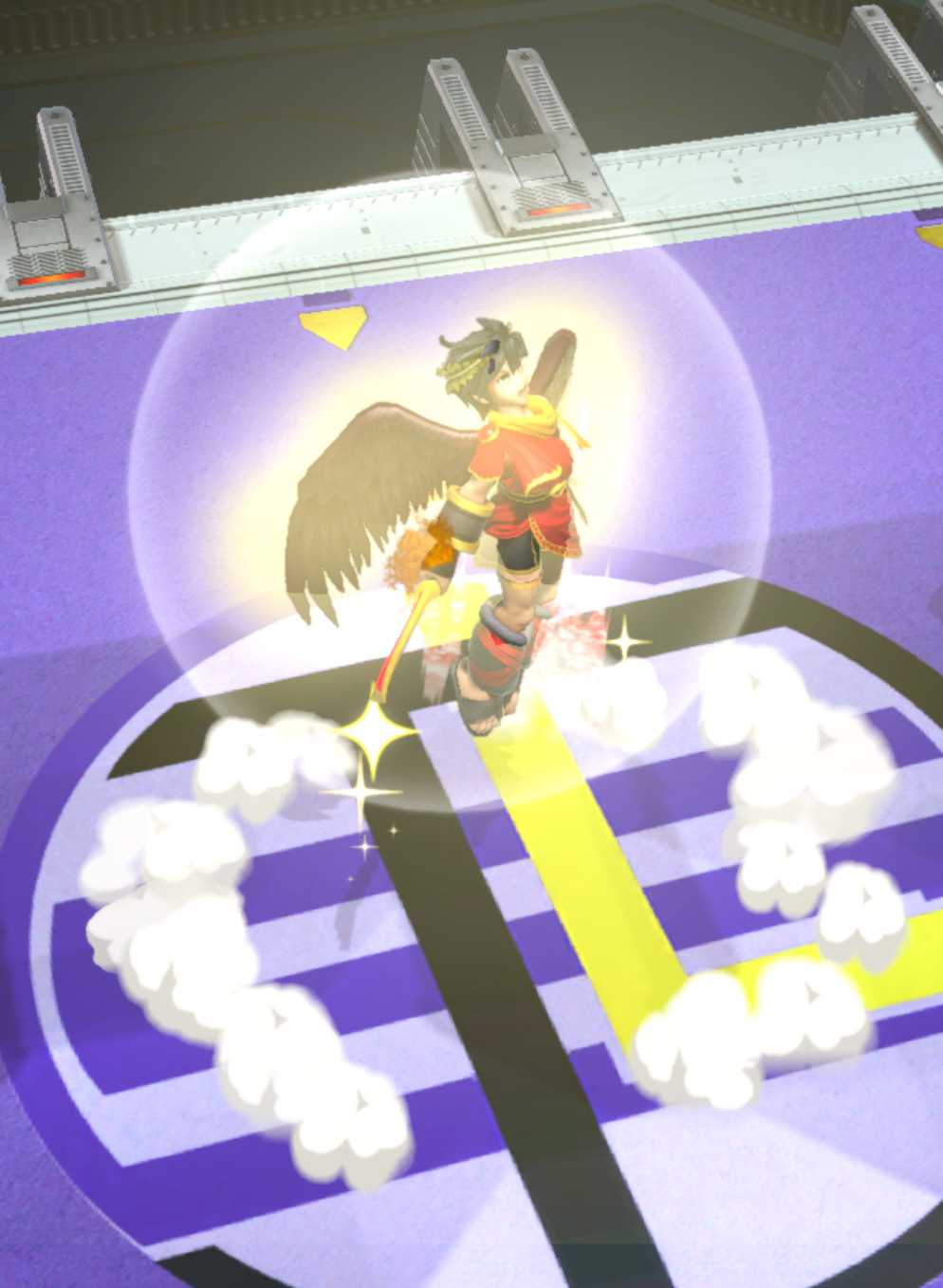 ARK Dark Pit (fire recolor + effects) Mod for Super Smash Bros ...