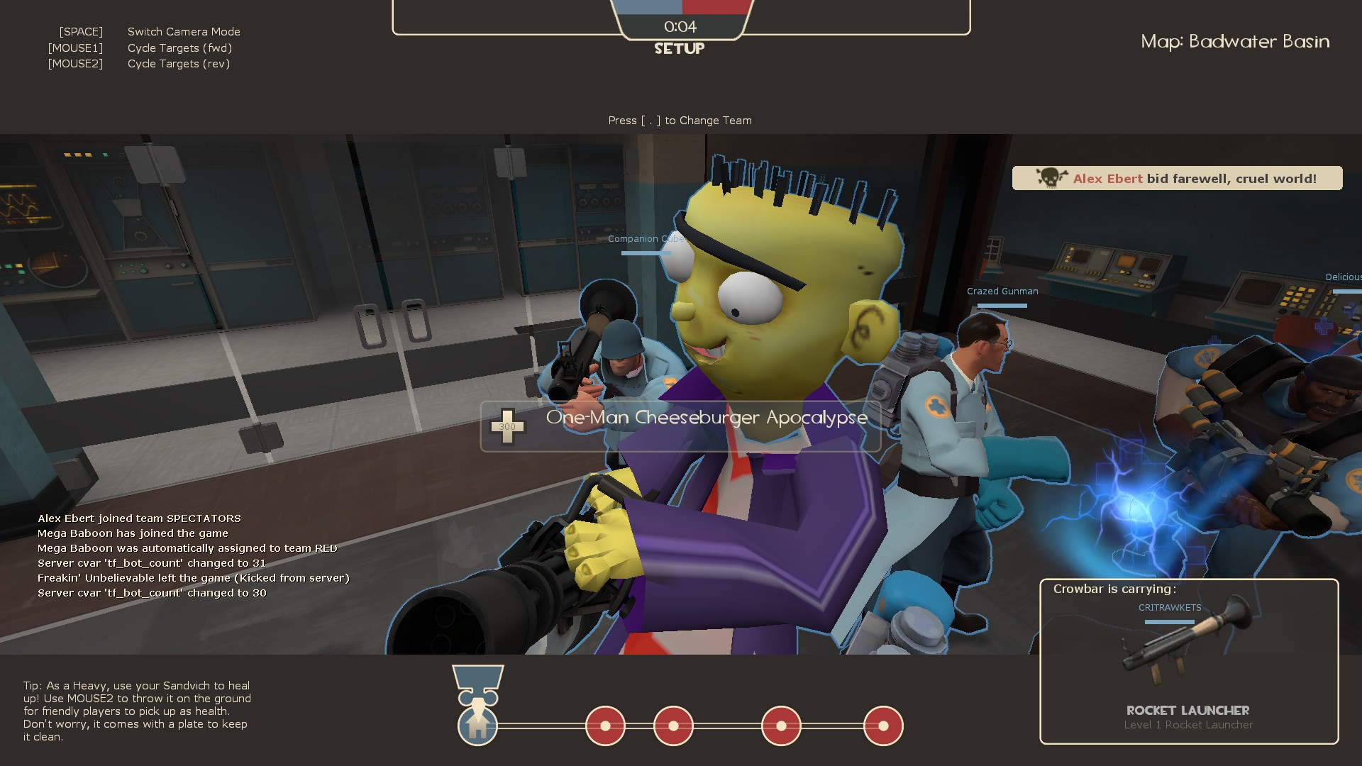 Ed From Ed Edd N eddy over Heavy Mod for Team Fortress 2 | TF2 Mods