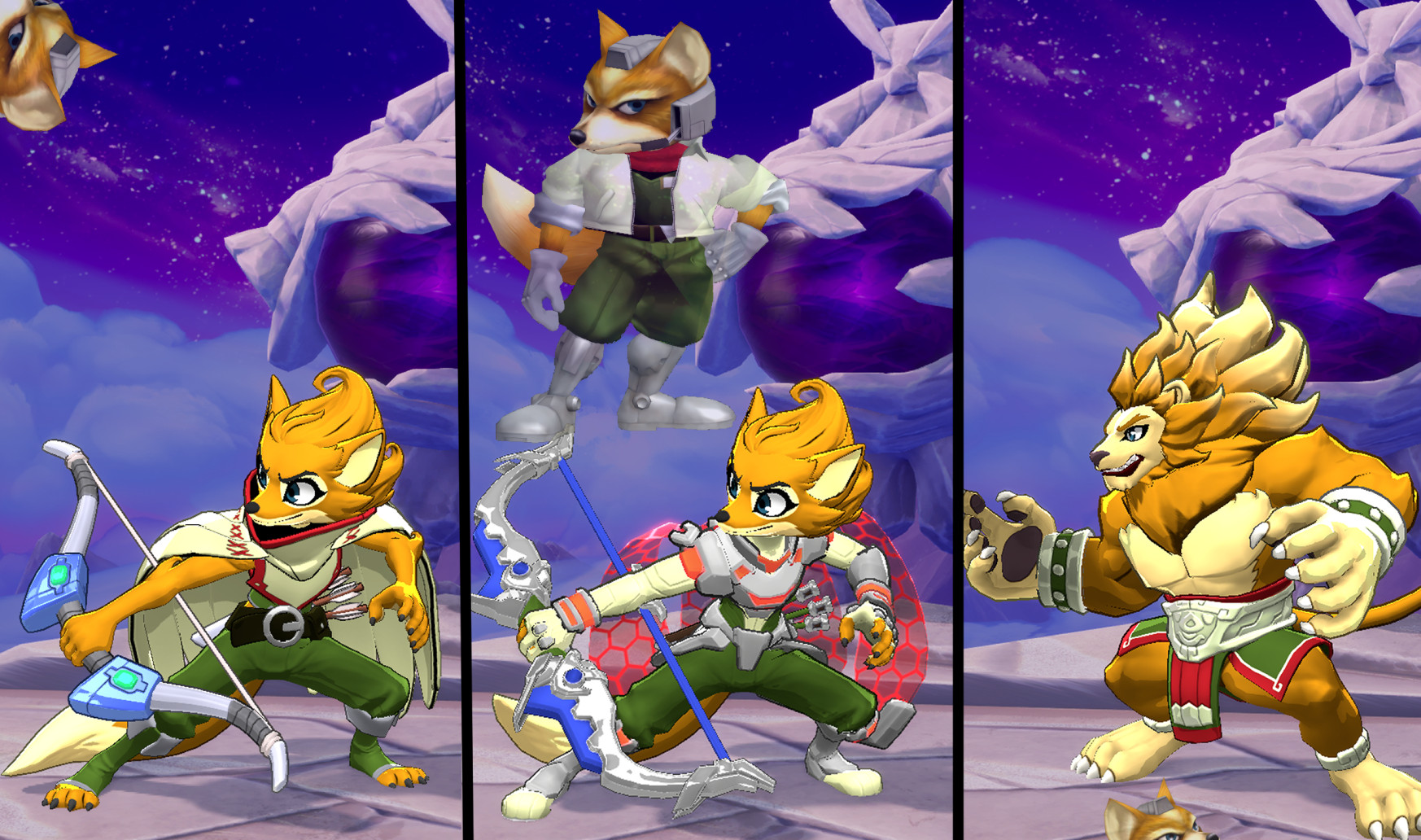 Fox McCloud Recolors Mod for Rivals of Aether II | ROA2 Mods