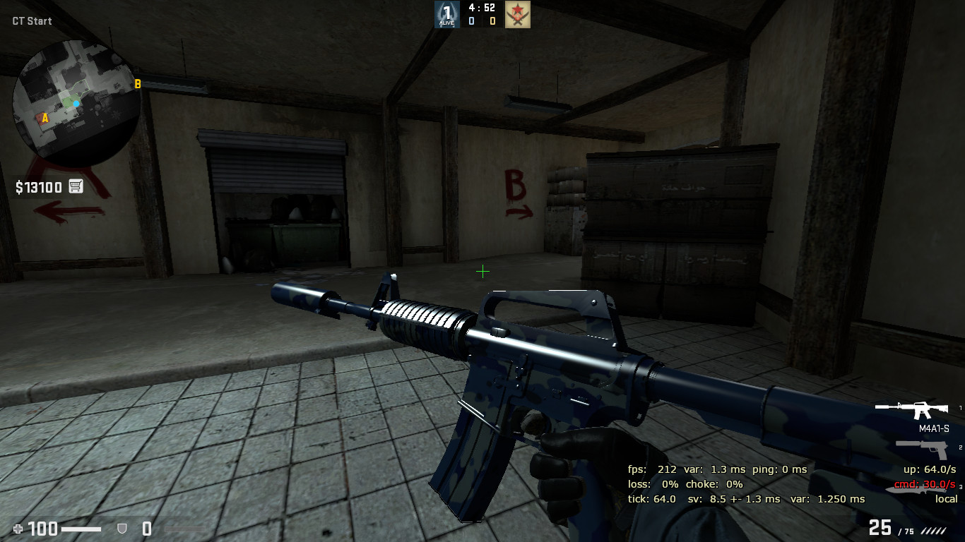M4A1-S | Bright Water Mod for Counter-Strike: Source Offensive | CS:SO Mods