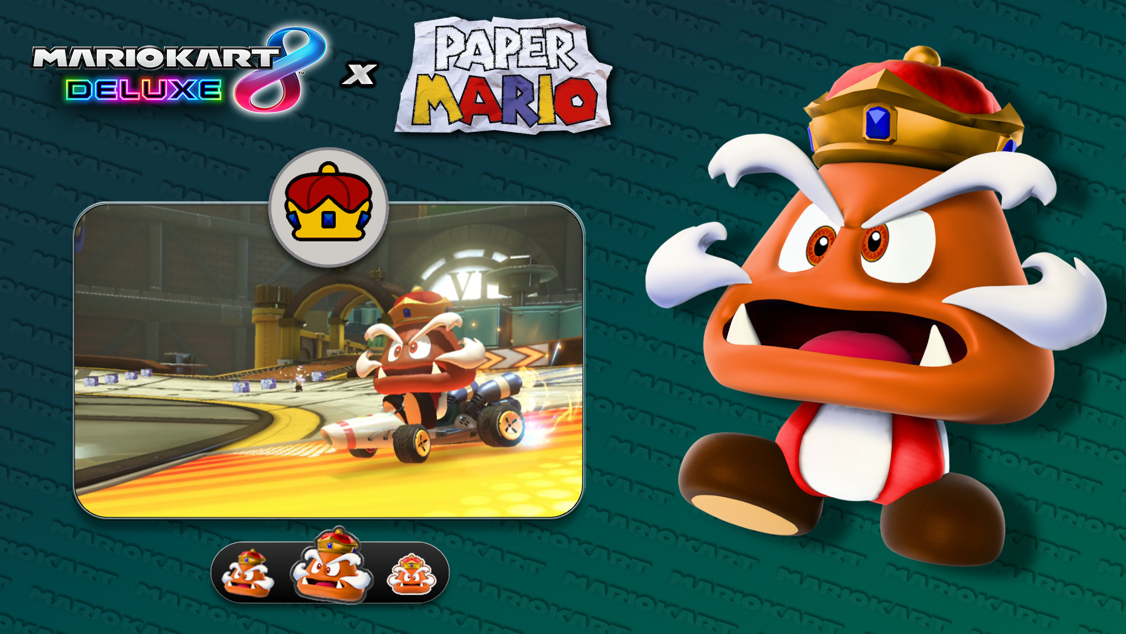 Goomboss Mod for Mario Kart 8 Deluxe | MK8D Mods