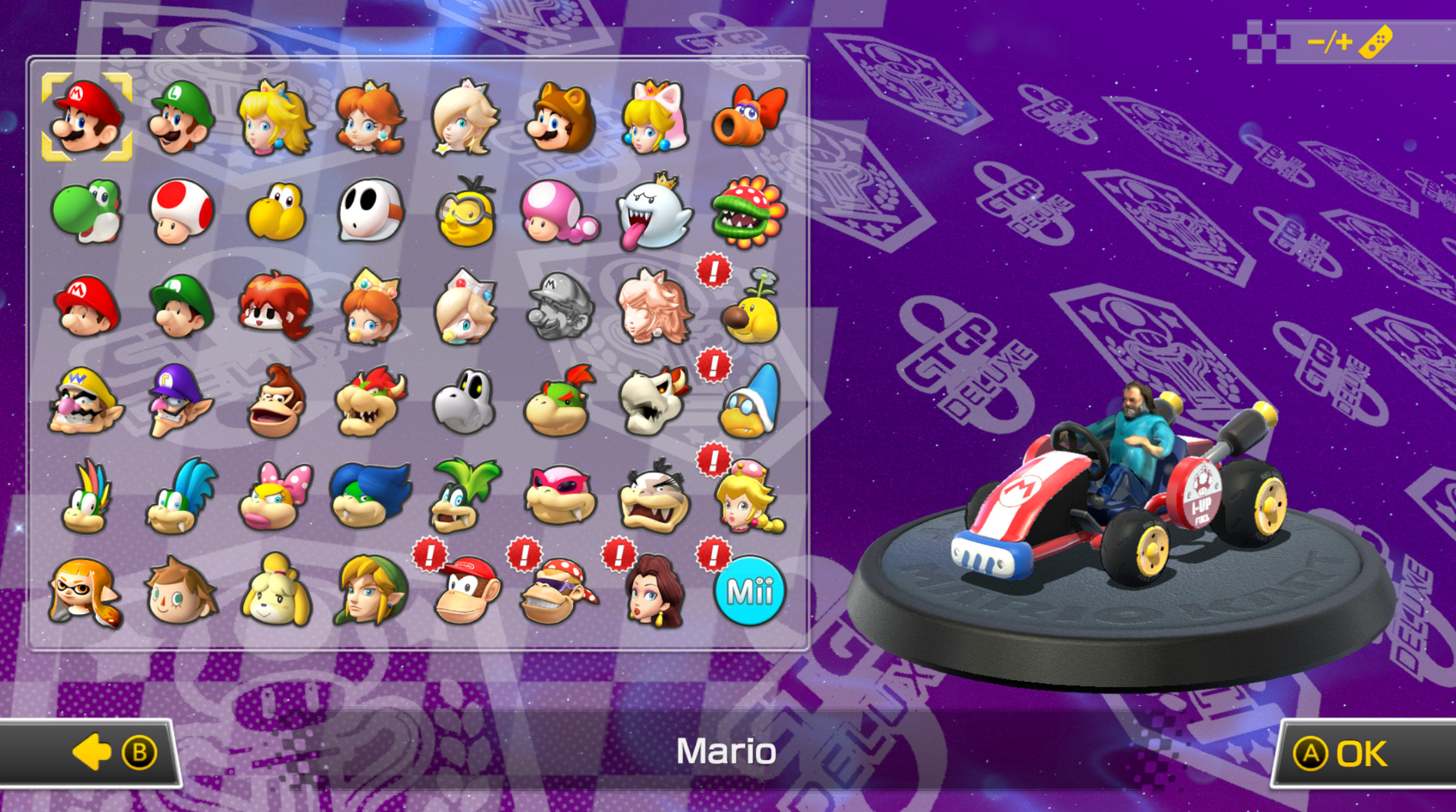 Jack Black (Steve) Mod for Mario Kart 8 Deluxe | MK8D Mods