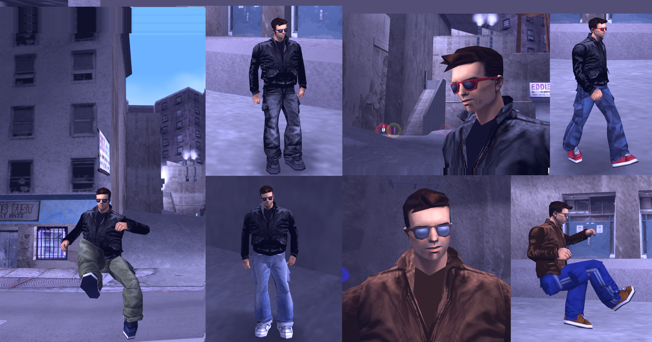 Sunglasses Claude Mod for Grand Theft Auto III | GTA3 Mods
