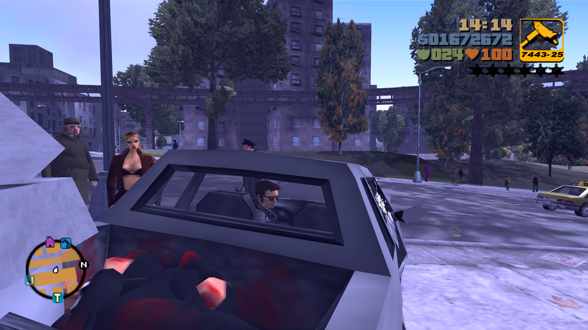 Sunglasses Claude Mod for Grand Theft Auto III | GTA3 Mods