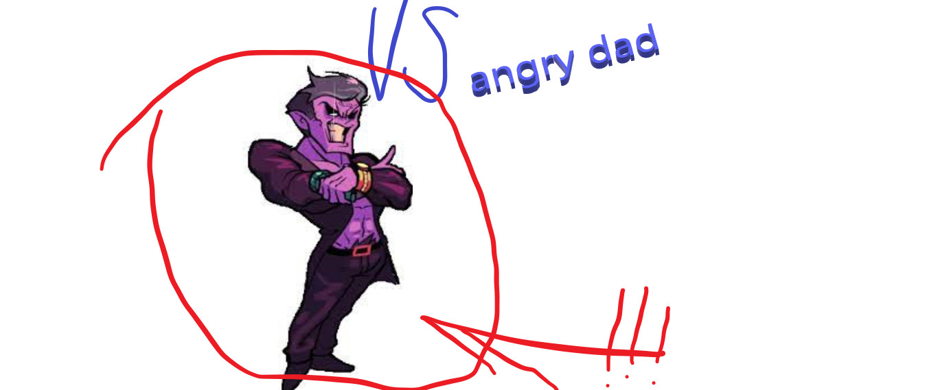 VS ANGRY DAD. Mod for Friday Night Funkin' | FNF Mods