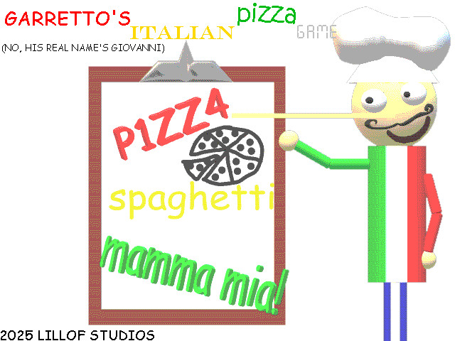 [SENSITIVE CONTENT] Garretto's Italian Pizza Game! Mod for Baldi's ...