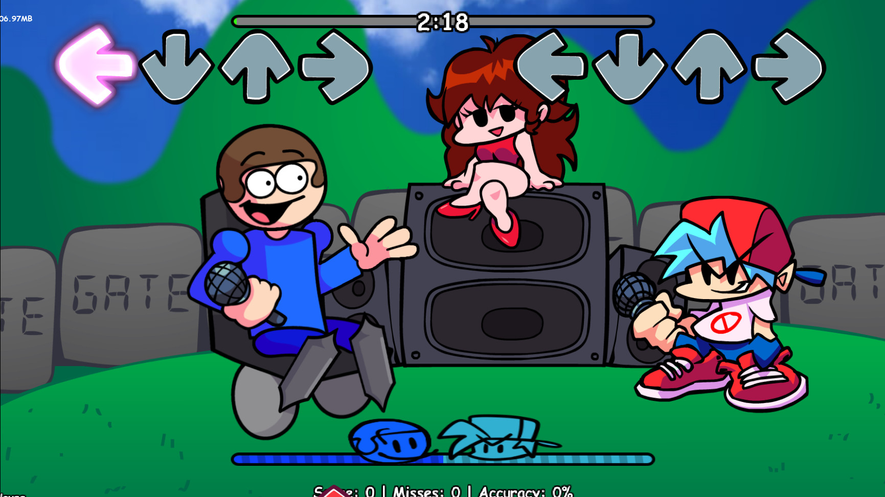 (UPDATED) Dave and Bambi: ACCURATE 3.5 Dave sprite Mod for Friday Night ...